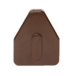 Heavy Duty Self Supporting Glazing Bar Brown End Cap